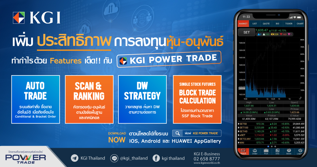 เปิดบัญชีหุ้นตามสไตล์ - ลงทุนแบบมีเครื่องมือช่วยเทรด - SET Investnow