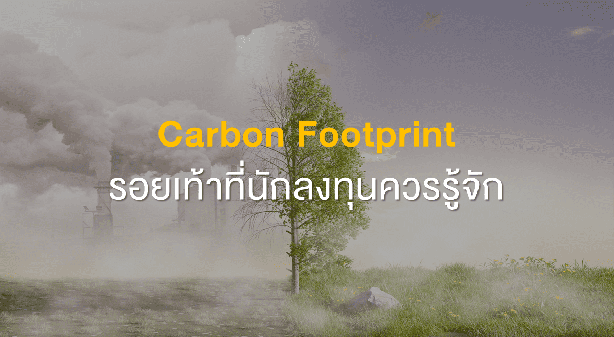 Carbon Footprint รอยเท้าที่นักลงทุนควรรู้จัก - SET Investnow